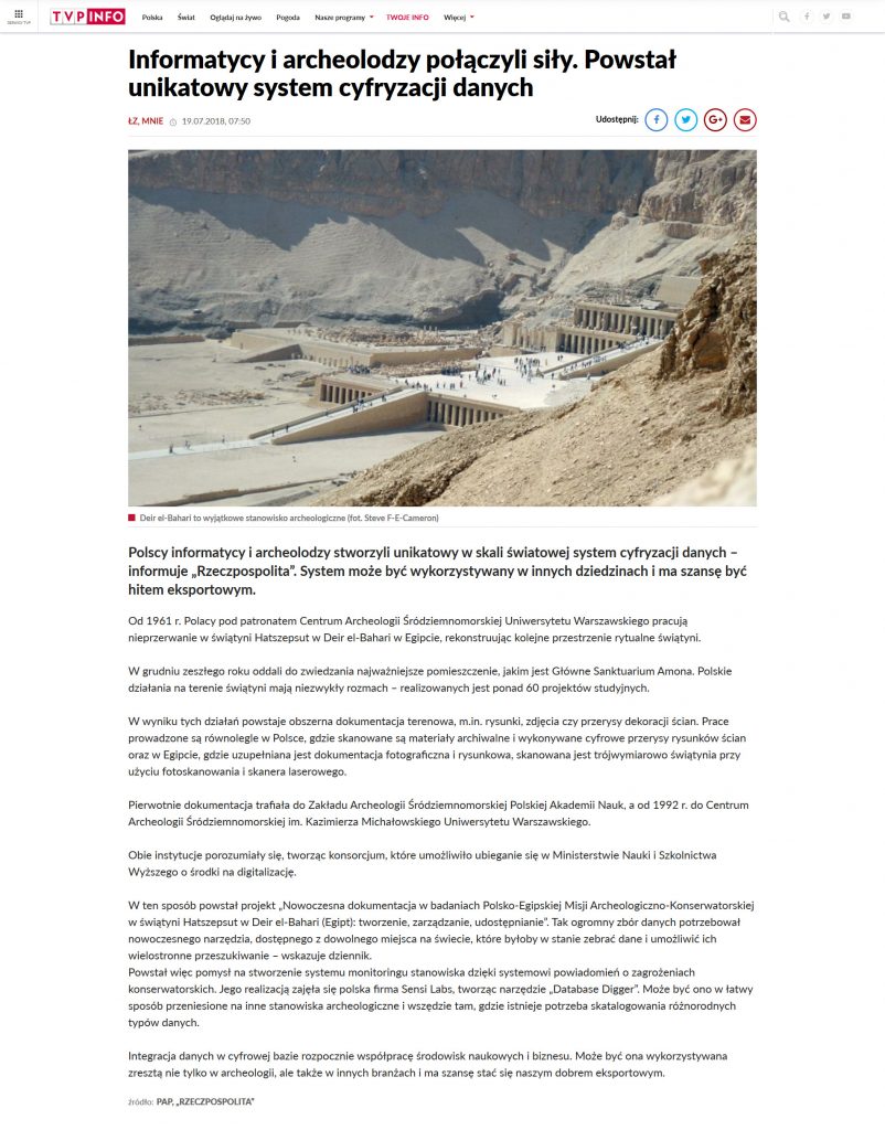 TVP Info / Computer scientists and archaeologists joined forces. A unique data digitalization ...